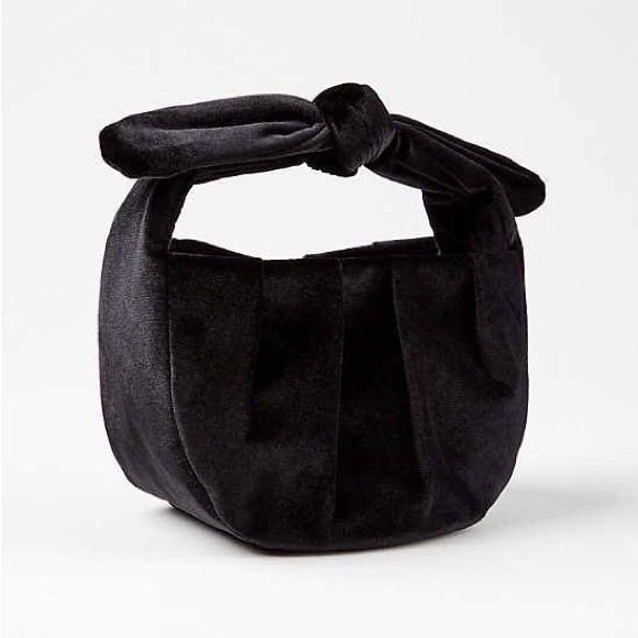 Anthropologie | Bags | Anthropologie Mini Velvet Bag In Black | Poshmark